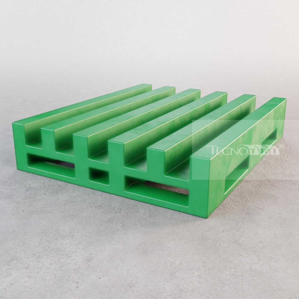 Pallet Plástico1200x1000 PBR PL081 - Tecnotri